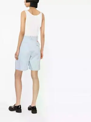 Kenzo Tailored Cotton-linen Blend Shorts