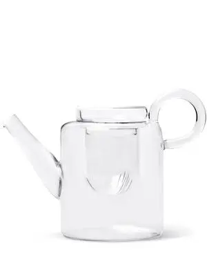 ICHENDORF MILANO Piuma Large Glass Teapot - White