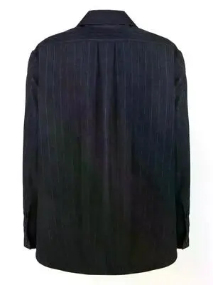 Kiton Virgin Wool Pinstripe Shirt