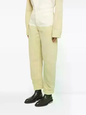 JIL SANDER Two-tone Wide-leg Jeans