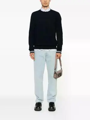 Valentino Garavani Optical Jacquard Cotton Jumper