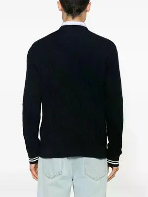 Valentino Garavani Optical Jacquard Cotton Jumper