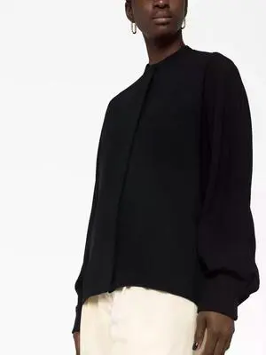 JIL SANDER Long Sleeve Shirt With Band Collar