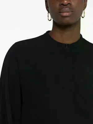 JIL SANDER Long Sleeve Shirt With Band Collar