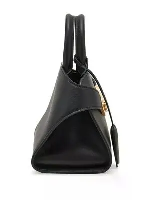 FERRAGAMO Extra-small Hug Leather Handbag - Black