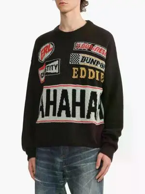ERL Slogan Intarsia Jumper
