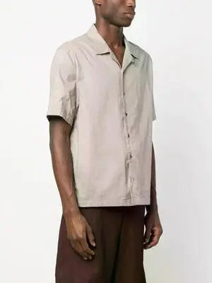 JAMES PERSE Short-sleeves Buttoned Poplin Shirt