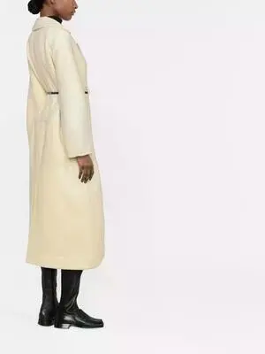 JIL SANDER Belted Virgin Wool Coat