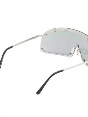 Rick Owens Shielding Stud-embellished Sunglasses