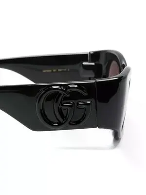 Gucci Acetate Butterfly Frame Sunglasses