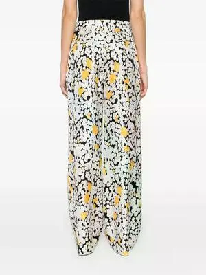 LANVIN Floral Wide-leg Trousers