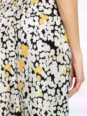 LANVIN Floral Wide-leg Trousers