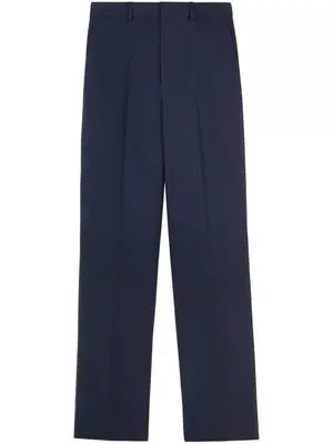 TOD'S Tailored Straight-leg Trousers - Blue