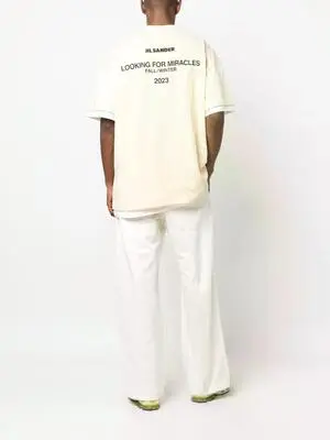 JIL SANDER Logo-print Two-tone T-shirt