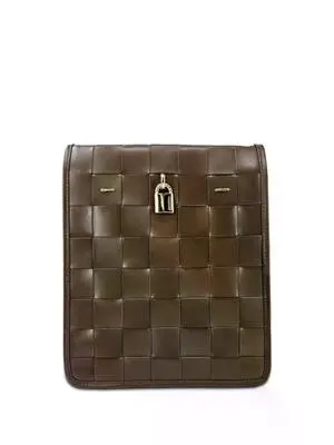 MADISON MAISON Woven Crossbody Bag - Brown