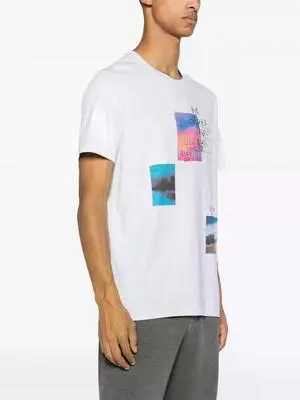 Zadig&Voltaire Graphic-print Mélange-effect T-shirt