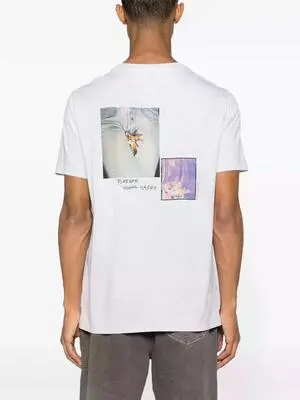 Zadig&Voltaire Graphic-print Mélange-effect T-shirt