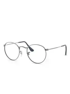 Ray-ban Ray-Ban Round Frame Eyeglasses Silver