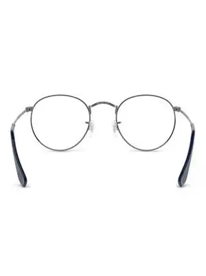 Ray-ban Round Frame Eyeglasses - Silver