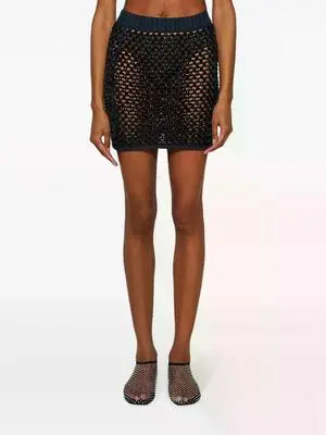 DIOTIMA Crystal Embellished Mesh Skirt