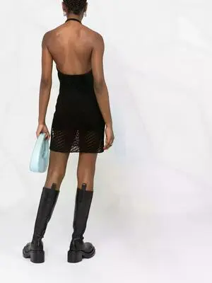 1017 Alyx 9sm Crochet Mini Dress