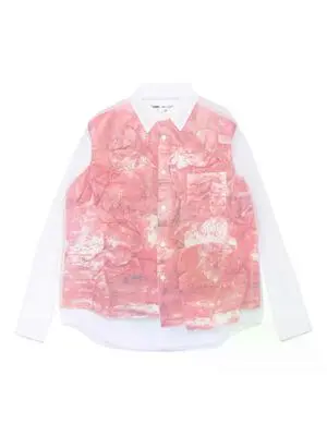 Comme Des Garçons Paneled Shirt