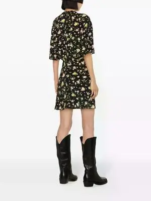 Zadig&Voltaire Rozom Floral-print Mini Dress