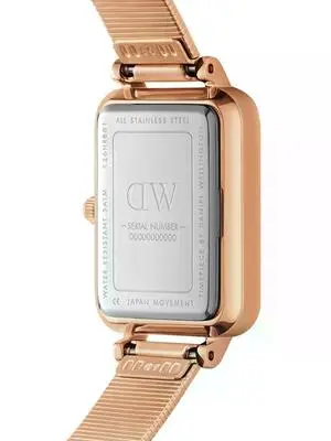 DANIEL WELLINGTON Quadro Pressed Studio Lumine Rectangular Watch