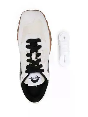 MARINE SERRE Ms Rise Lace-up Sneakers With Moon Branding
