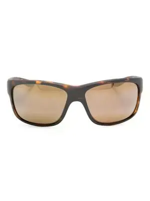 Maui Jim Tortoiseshell Rectangle-frame Sunglasses