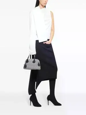 COURREGES Houndstooth Bowling Bag
