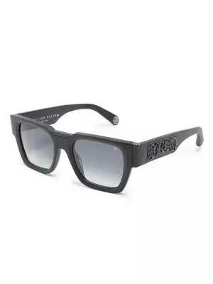 Philipp Plein Square Frame Sunglasses - Black
