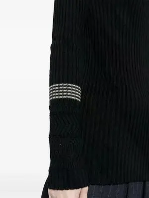 Y’s High-neck Ribbed Knit Top