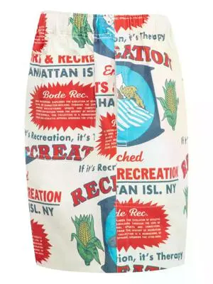 BODE Enrichment Shorts With Graphic Print