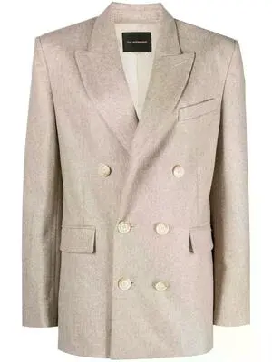 Andamane Double-breasted Blazer - Neutrals