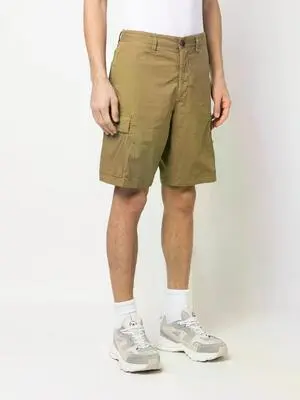 Stone Island Logo Patch Bermuda Shorts