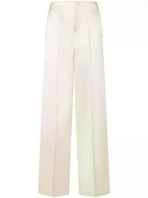 Philosophy Di Lorenzo Serafini Satin Straight-leg Trousers - Neutrals