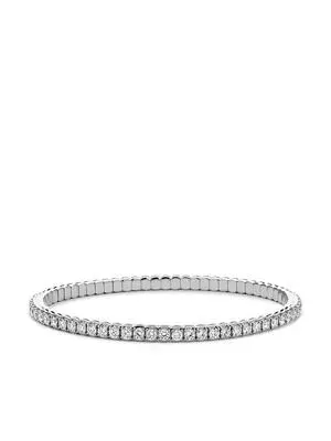 PRAGNELL 18kt White Gold Expandable Diamond Bracelet - Silver