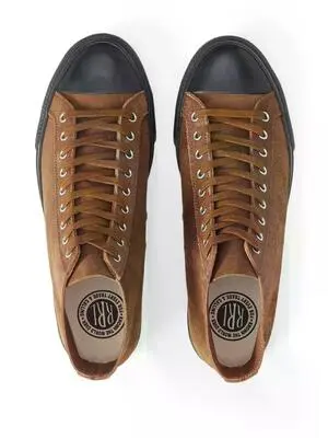 Ralph Lauren Mayport High Top Lace-up Sneakers - Brown