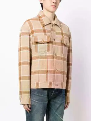 Nick Fouquet Plaid-check Print Shirt Jacket