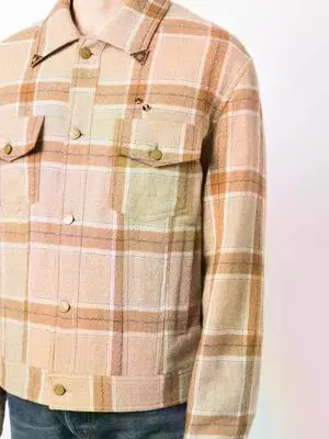 Nick Fouquet Plaid-check Print Shirt Jacket