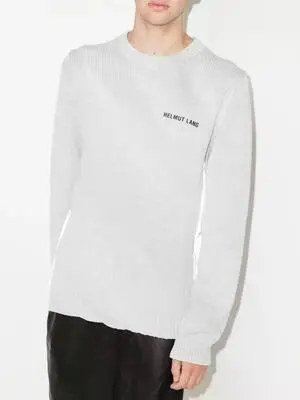 Helmut Lang Ribbed-knit Panelled Jumper