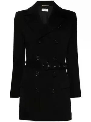 Saint Laurent Saharienne Notched-lapels Blazer