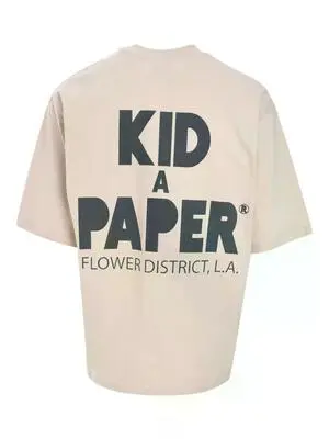A PAPER KID Logo Cotton T-shirt