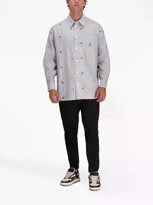 Kenzo Flower-print Cotton Shirt