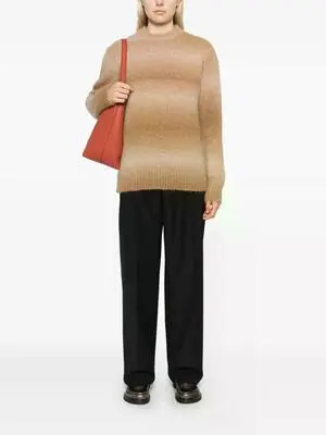 Études Studio Alpaca Wool-blend Round Neck Sweater - Neutrals