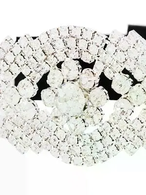 MANOKHI Rhinestone Choker Necklace
