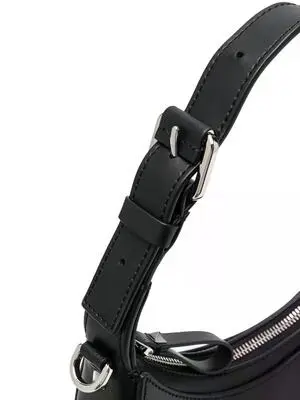 Valentino Garavani Vltn Leather Shoulder Bag - Black