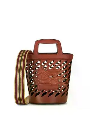 Etro Coffa Leather Bucket Bag