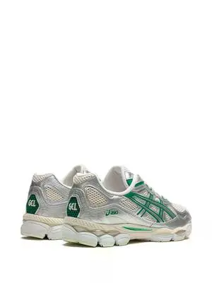 Asics Gel-nyc Cream Kale Sneakers - Silver